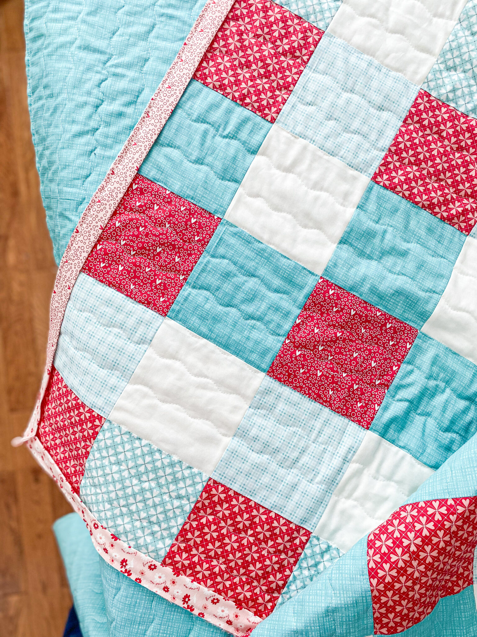 You and Me and a Gingham Quilt