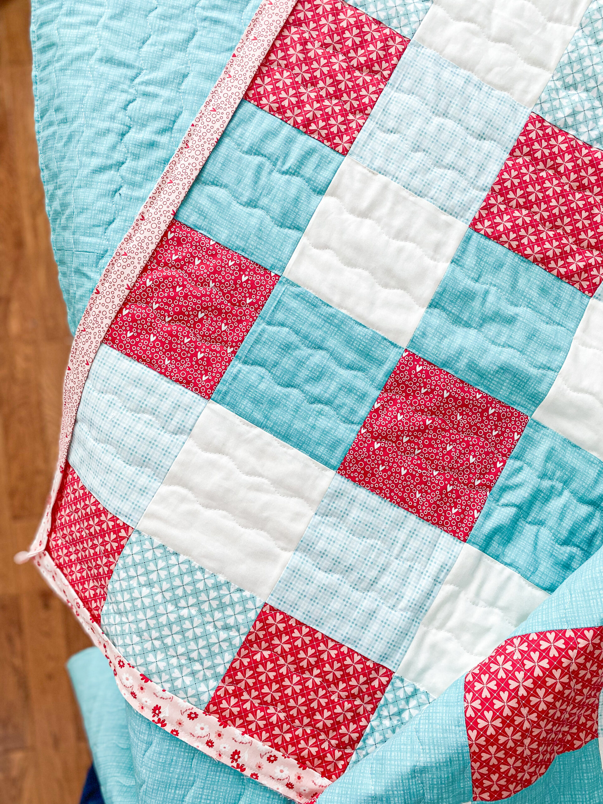 You and Me and a Gingham Quilt