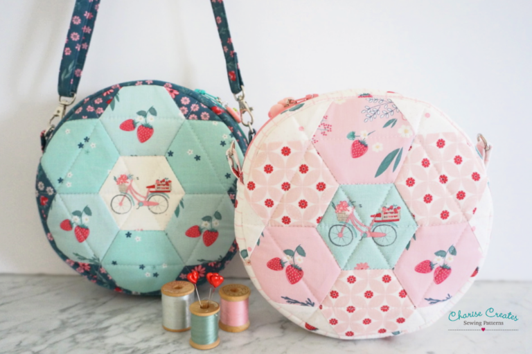 Mini Hexagon Purse with Berry Market