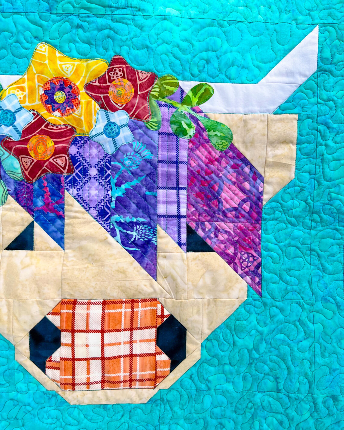 A Touch of Celtic - Highland Cow Wall Quilt