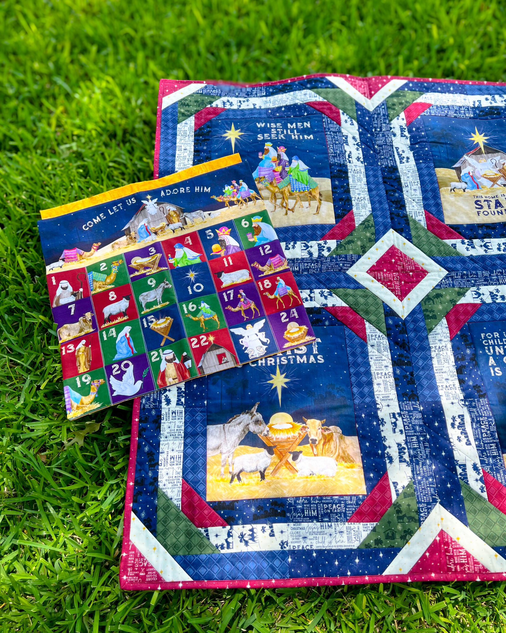 Come Let Us Adore Him - Panel Quilt: Step-by-Step Tutorial