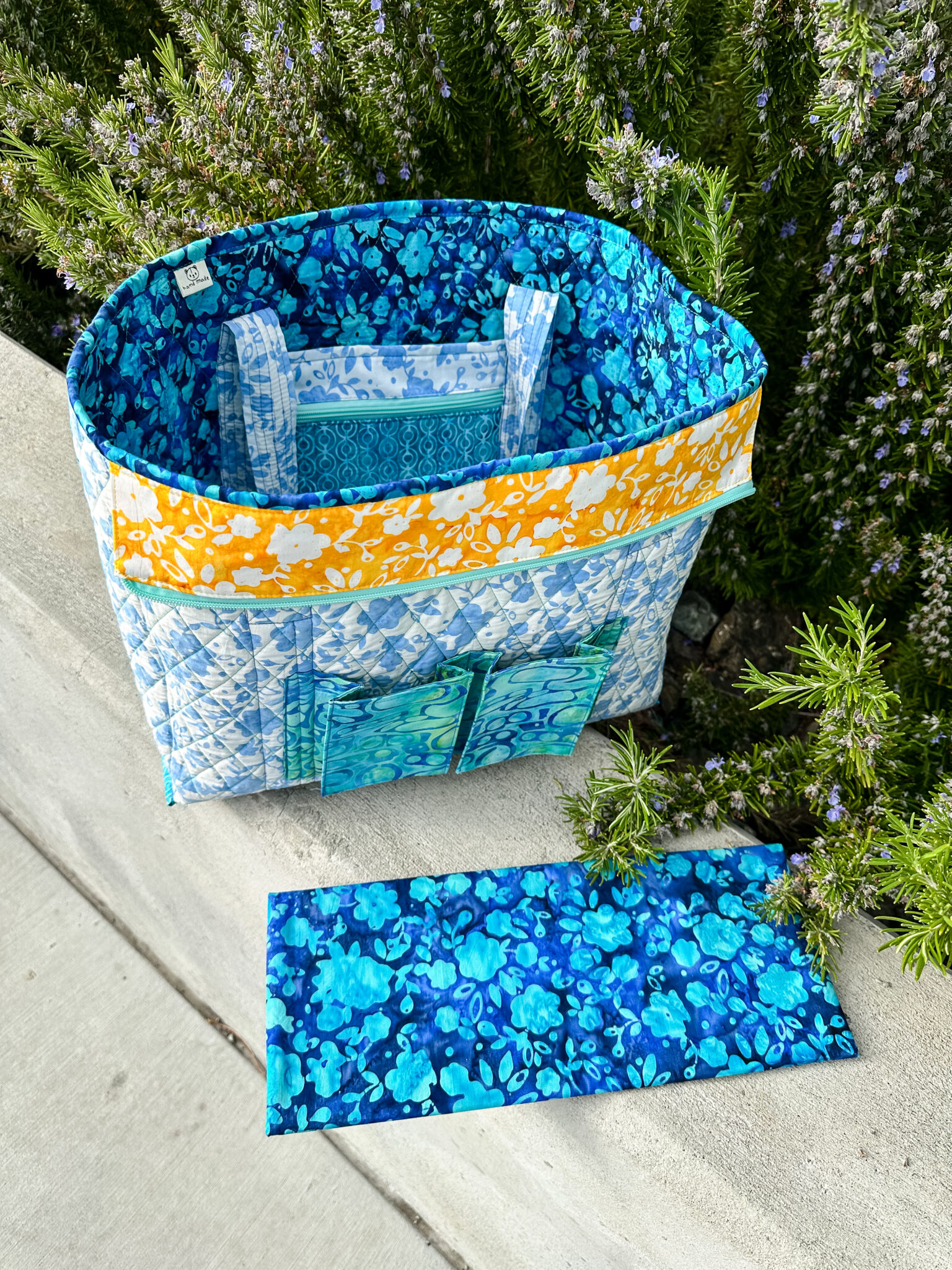 Geometric Splash Tote Bag