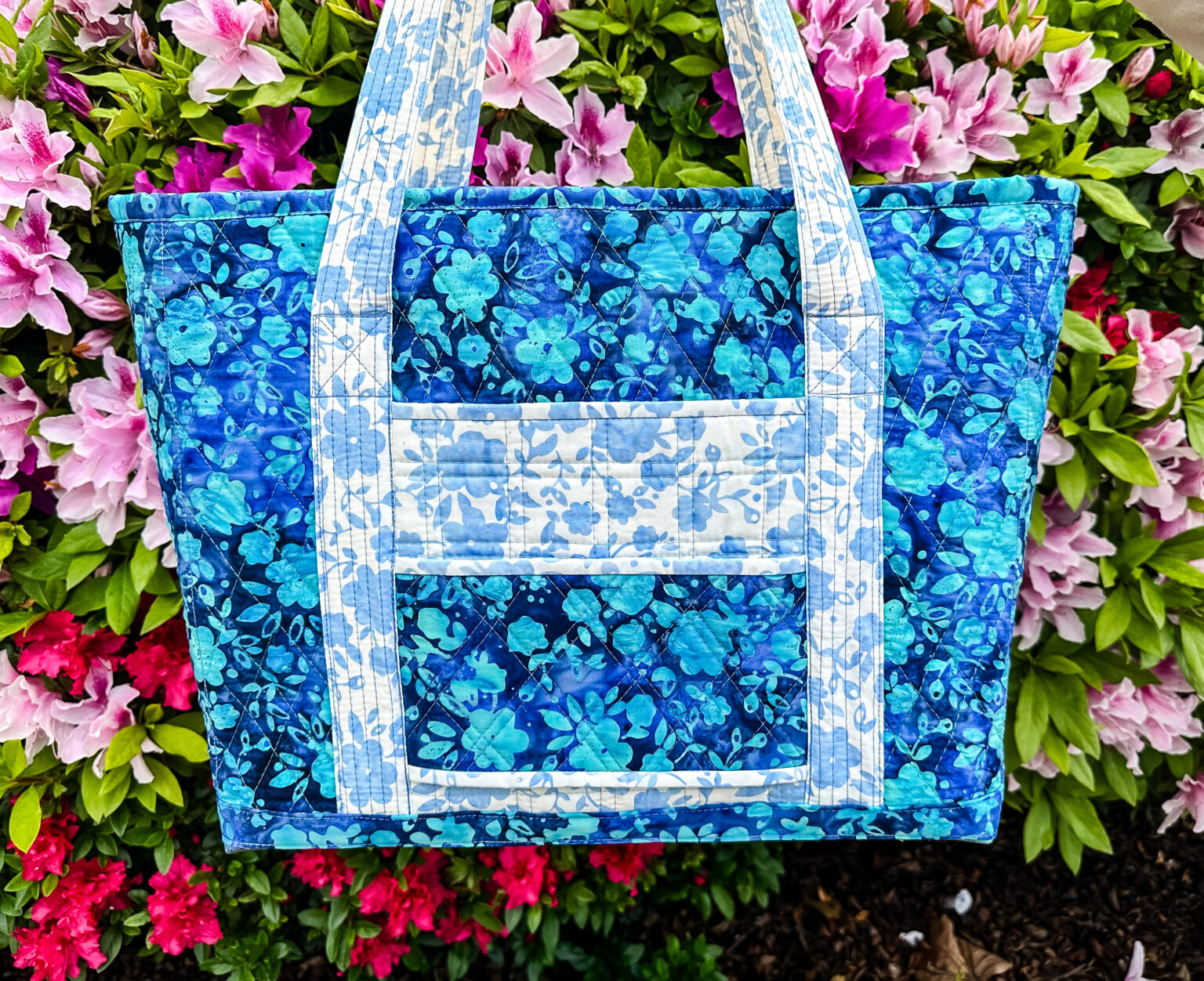 Geometric Splash Tote Bag