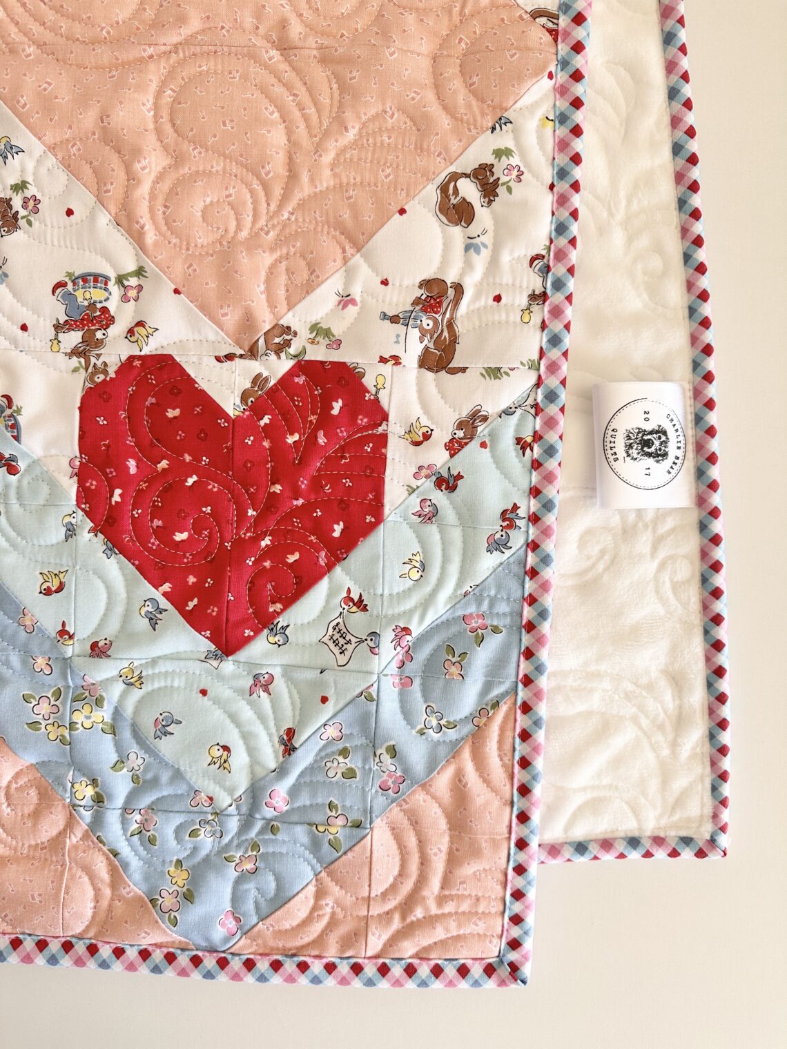 The Love Yourself First Quilt in Love Notes