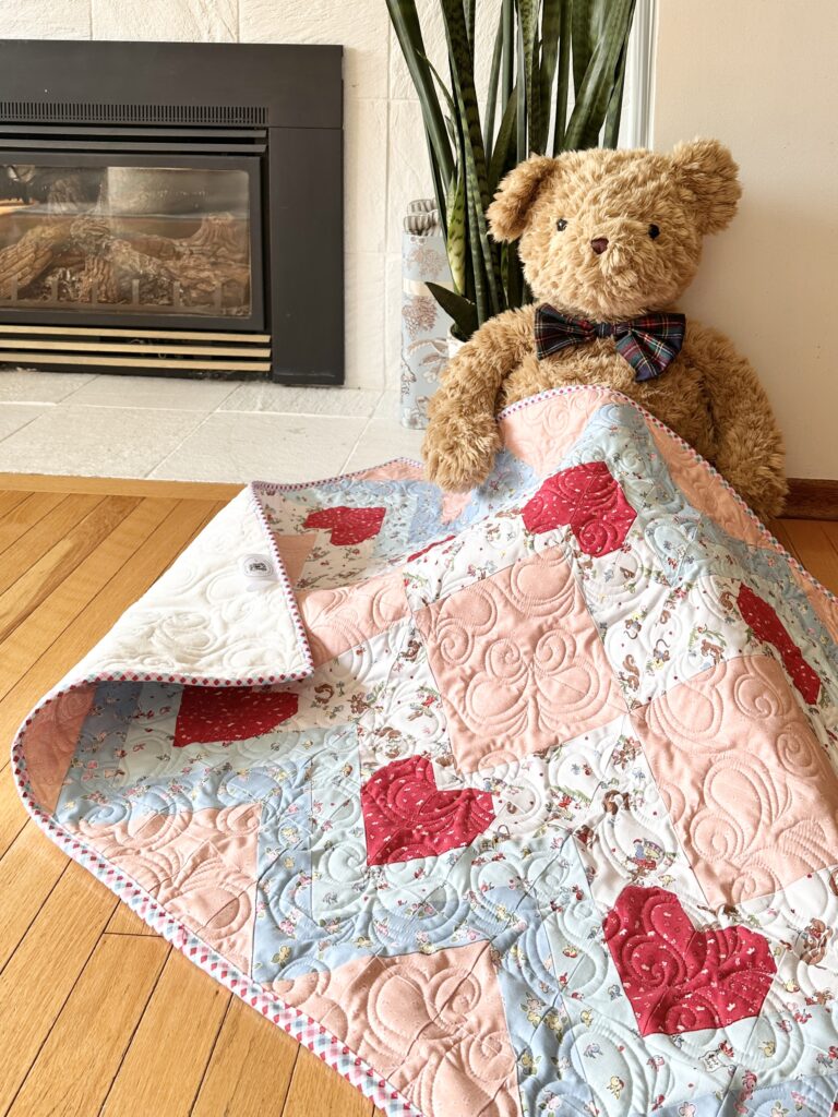 The Love Yourself First Quilt in Love Notes
