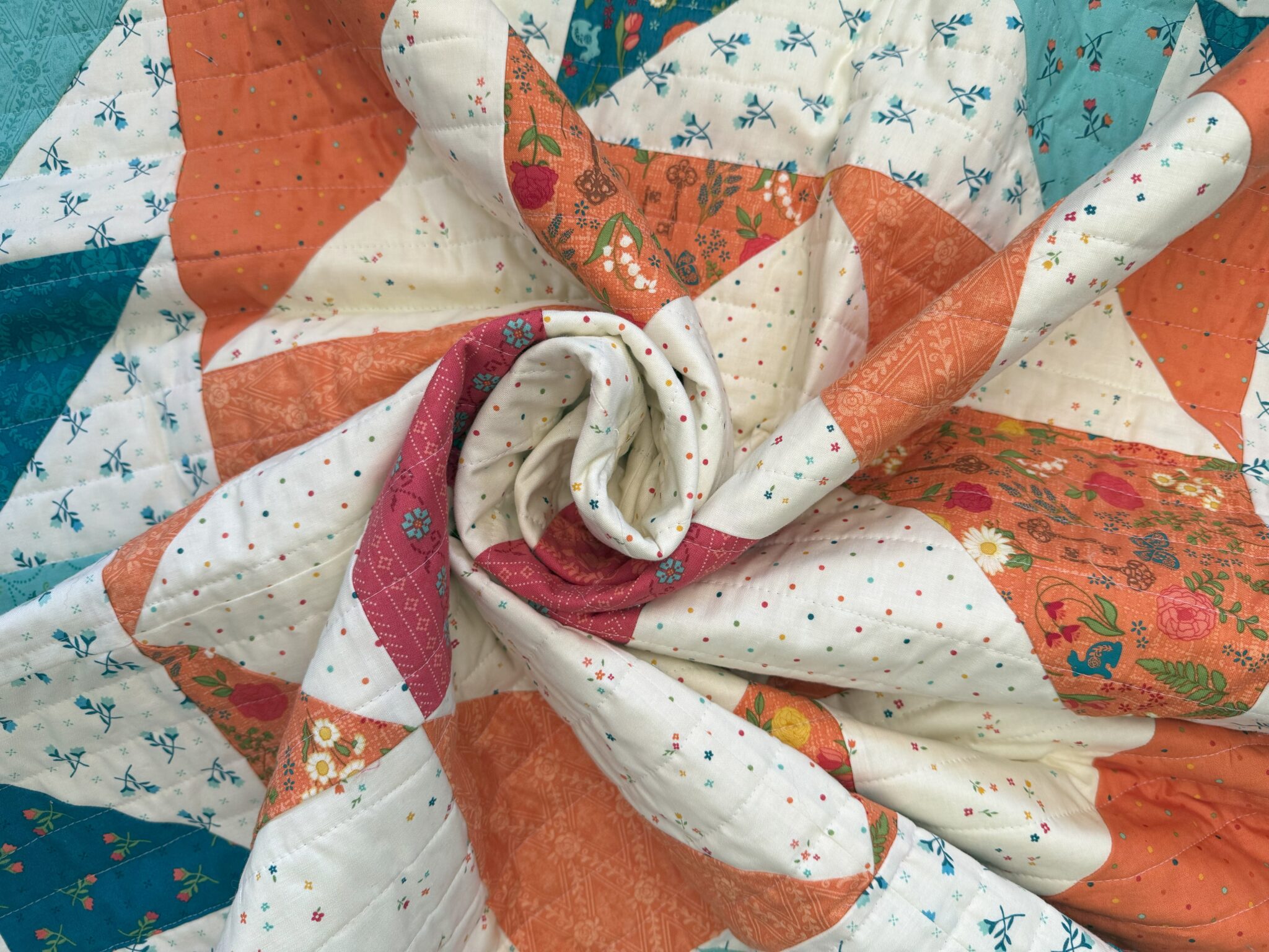 First Blooms HST Quilt