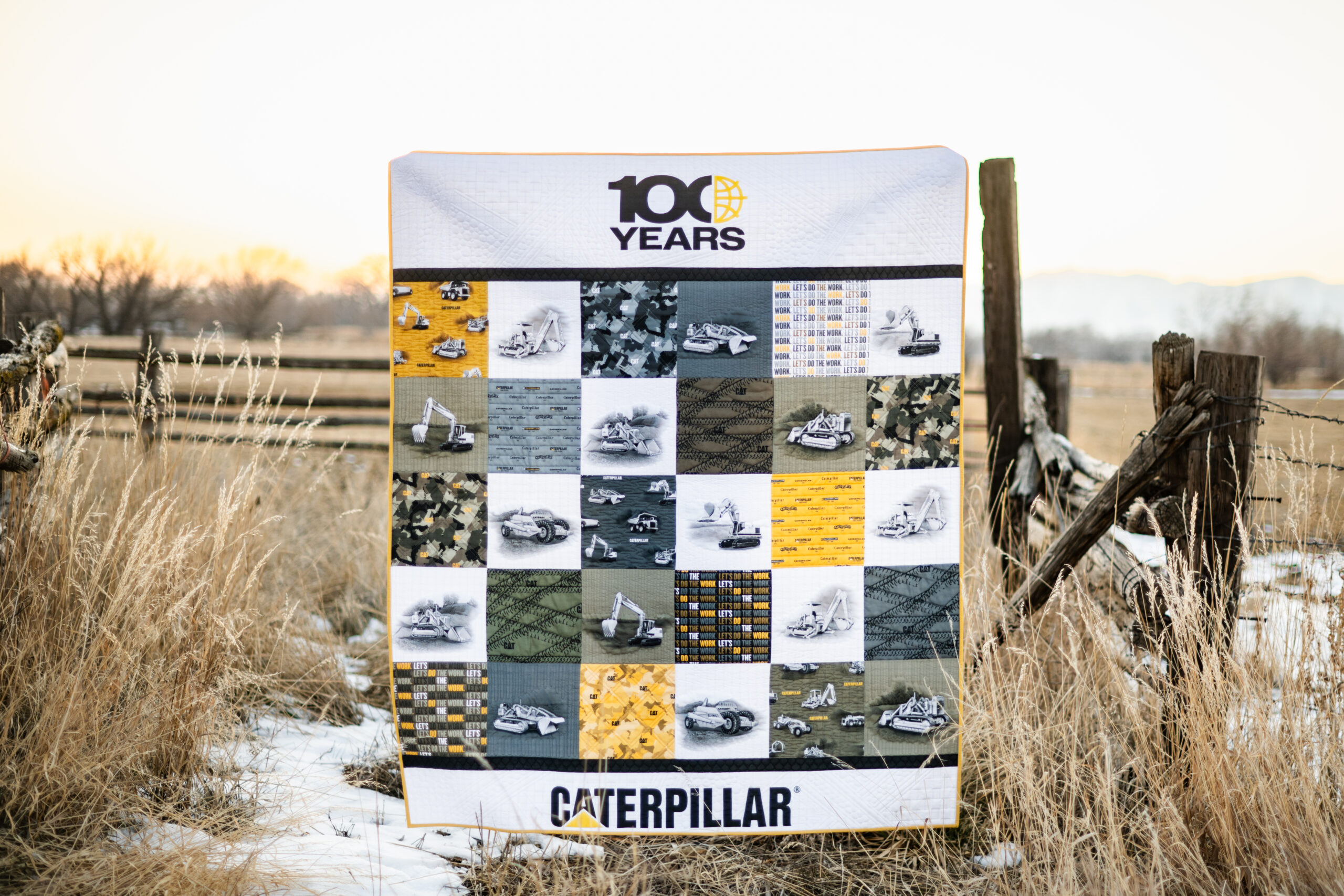 Caterpillar® 100 Years Quilt