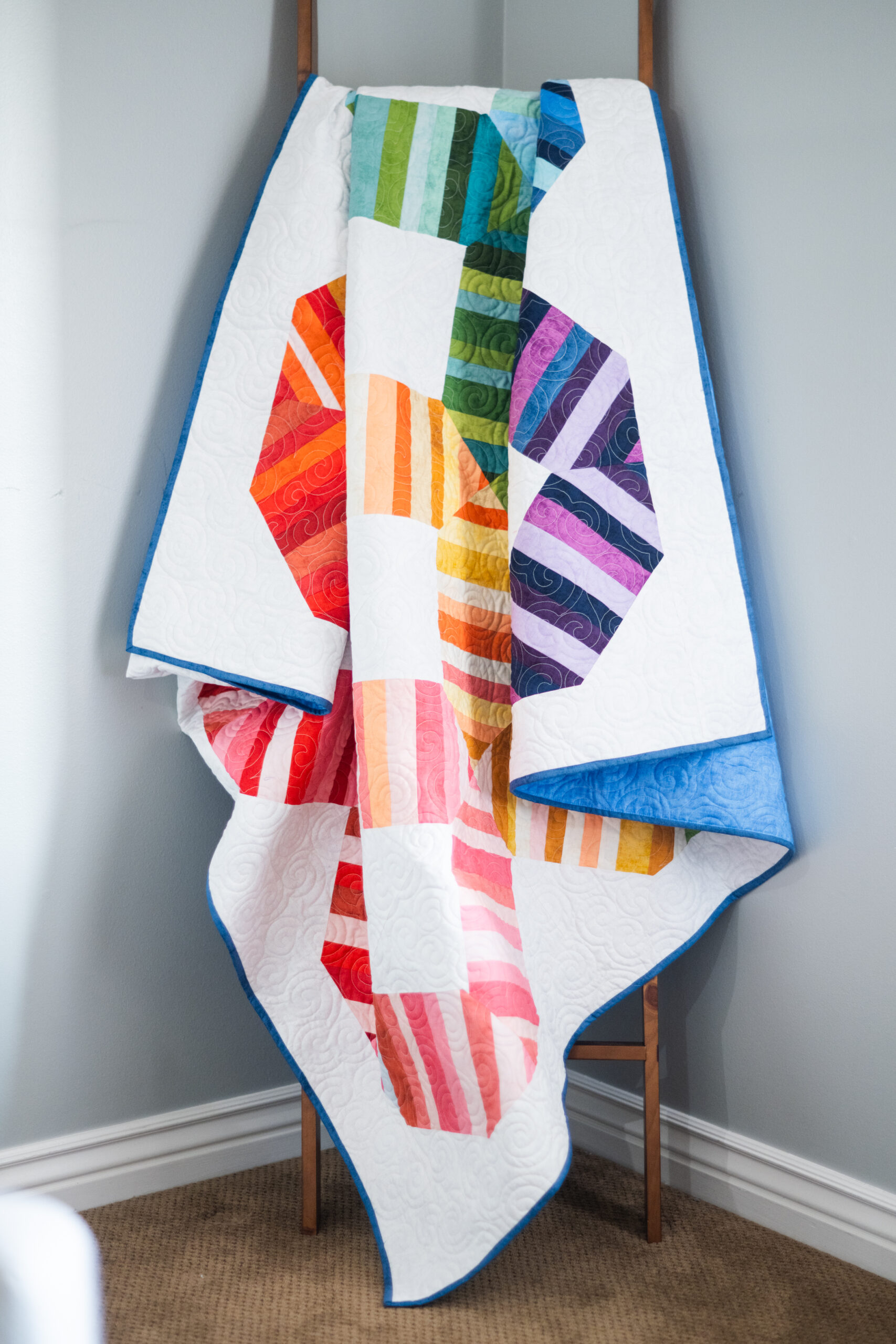 Scrap Happy Rainbow Connections Quilt