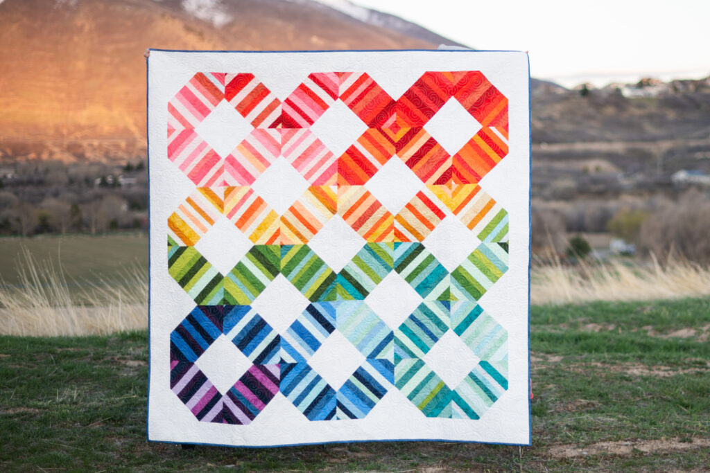 Scrap Happy Rainbow Connections Quilt