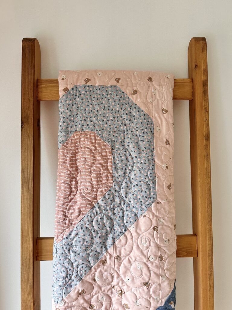 The Warm Heart Quilt in Cozy Bebe