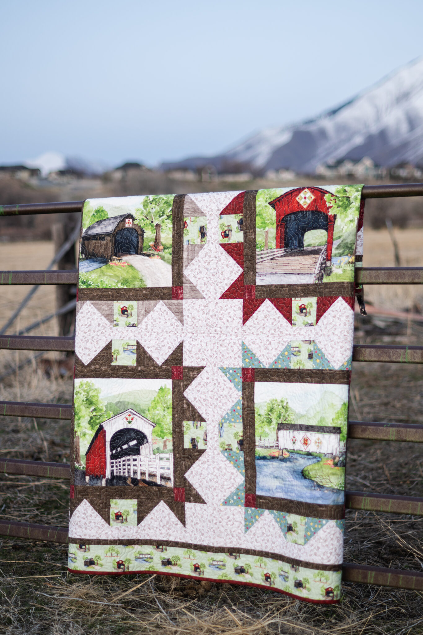 Free Patterns with Covered Bridges in Spring!
