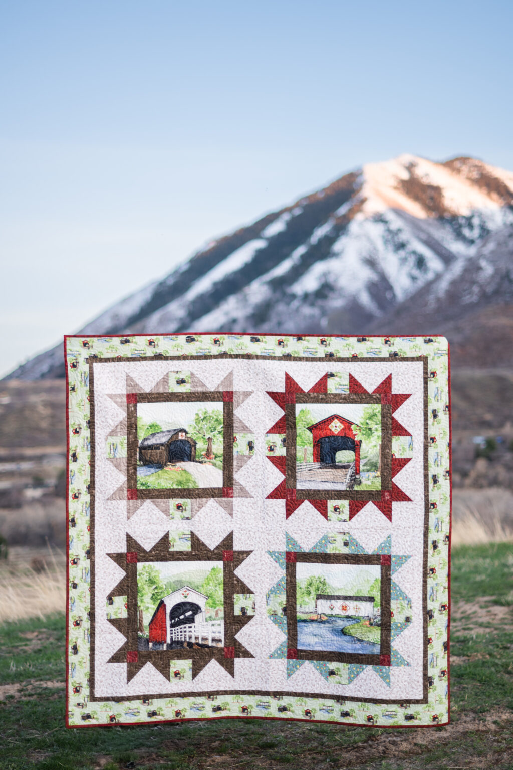 Free Patterns with Covered Bridges in Spring!