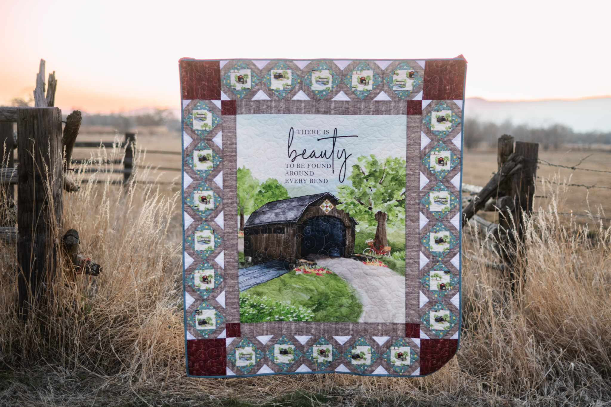 Free Patterns with Covered Bridges in Spring!