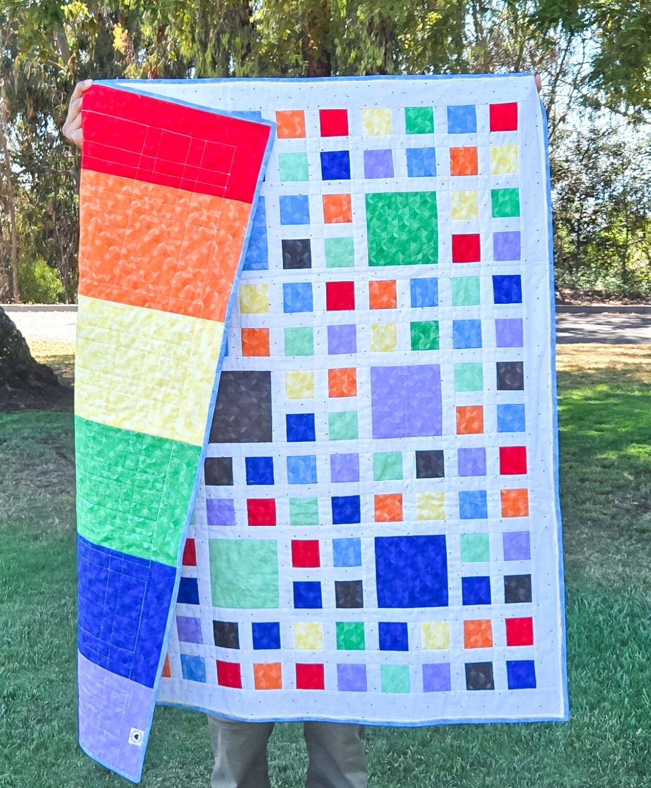 New Box of Crayons Square Up Baby Quilt