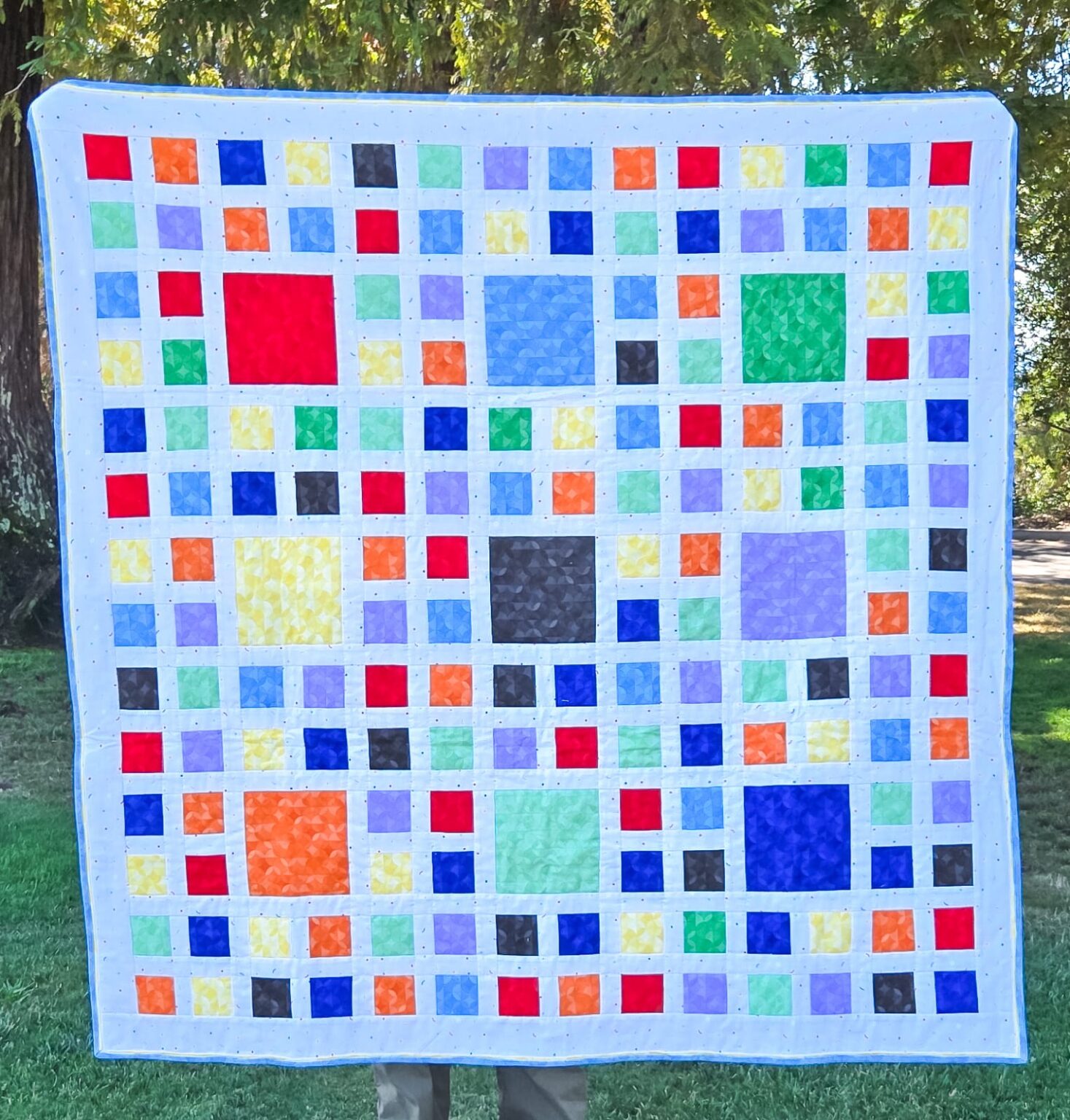 New Box of Crayons Square Up Baby Quilt