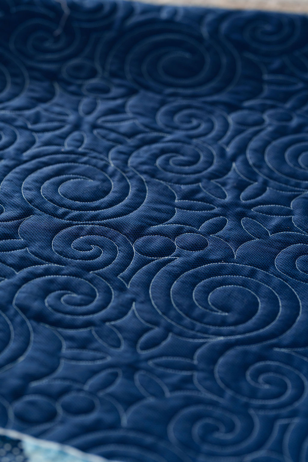 A Modern Handcraft Snowflake Quilt with the Winter Magic Collection