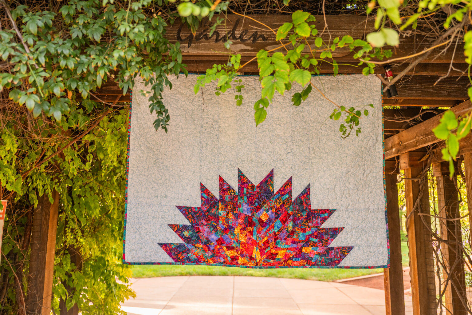 Luminary Quilt in Seaside Sunset Batiks