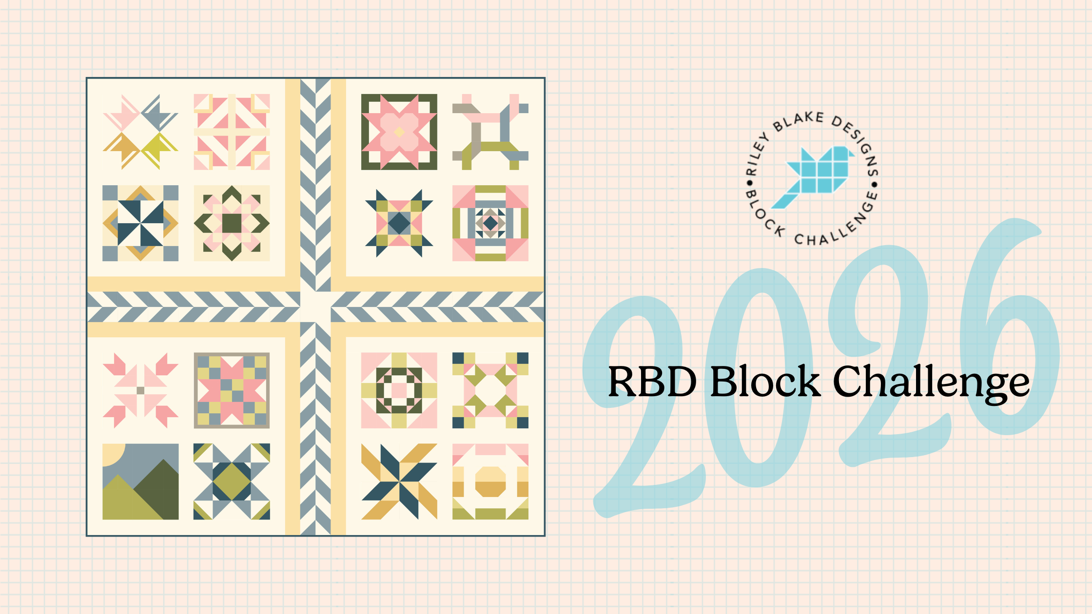 Get Set to Sew for the 2026 RBD Block Challenge!