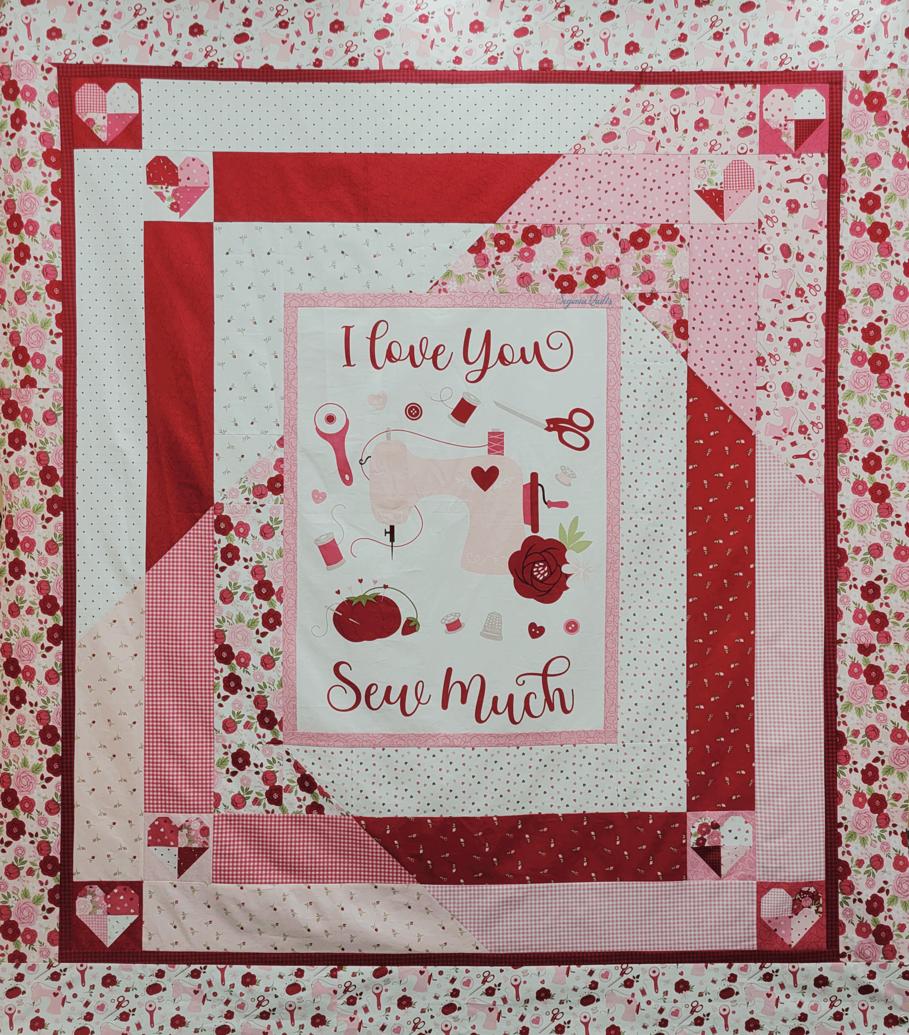 Sew in Love Panel Quilt
