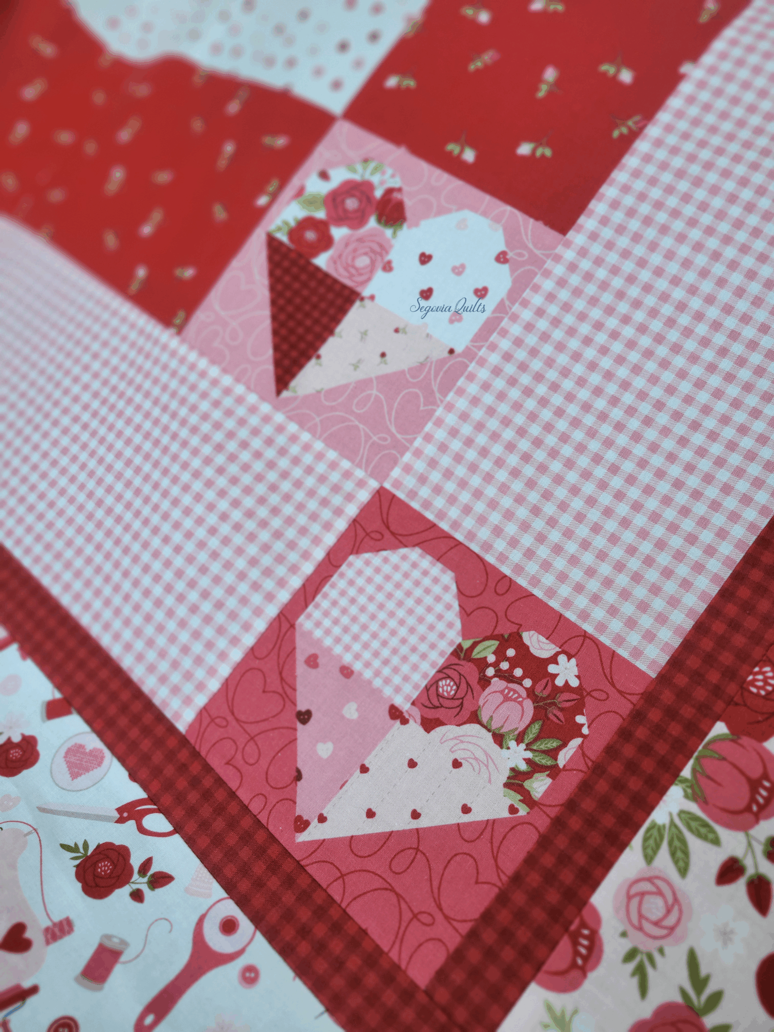 Sew in Love Panel Quilt