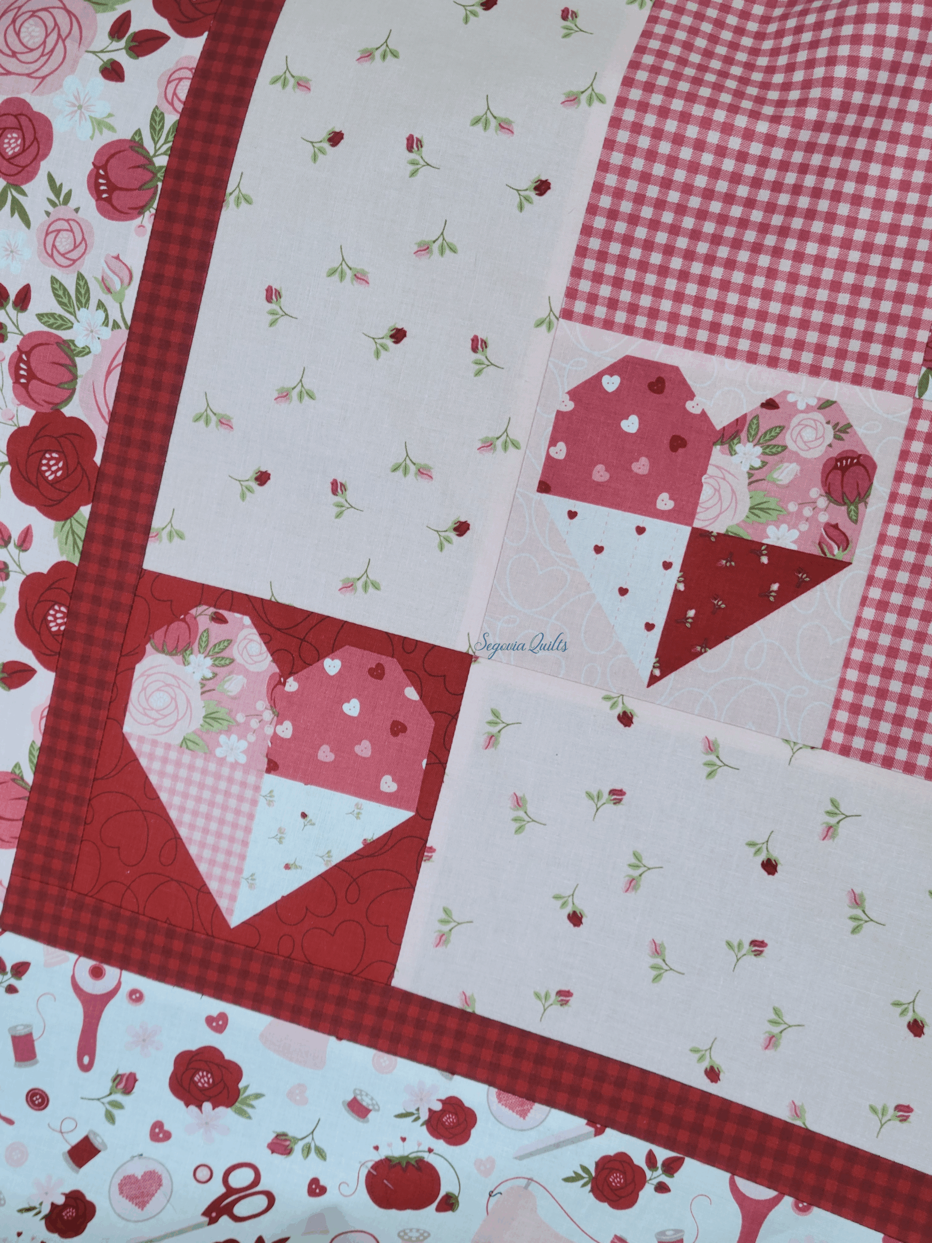 Sew in Love Panel Quilt