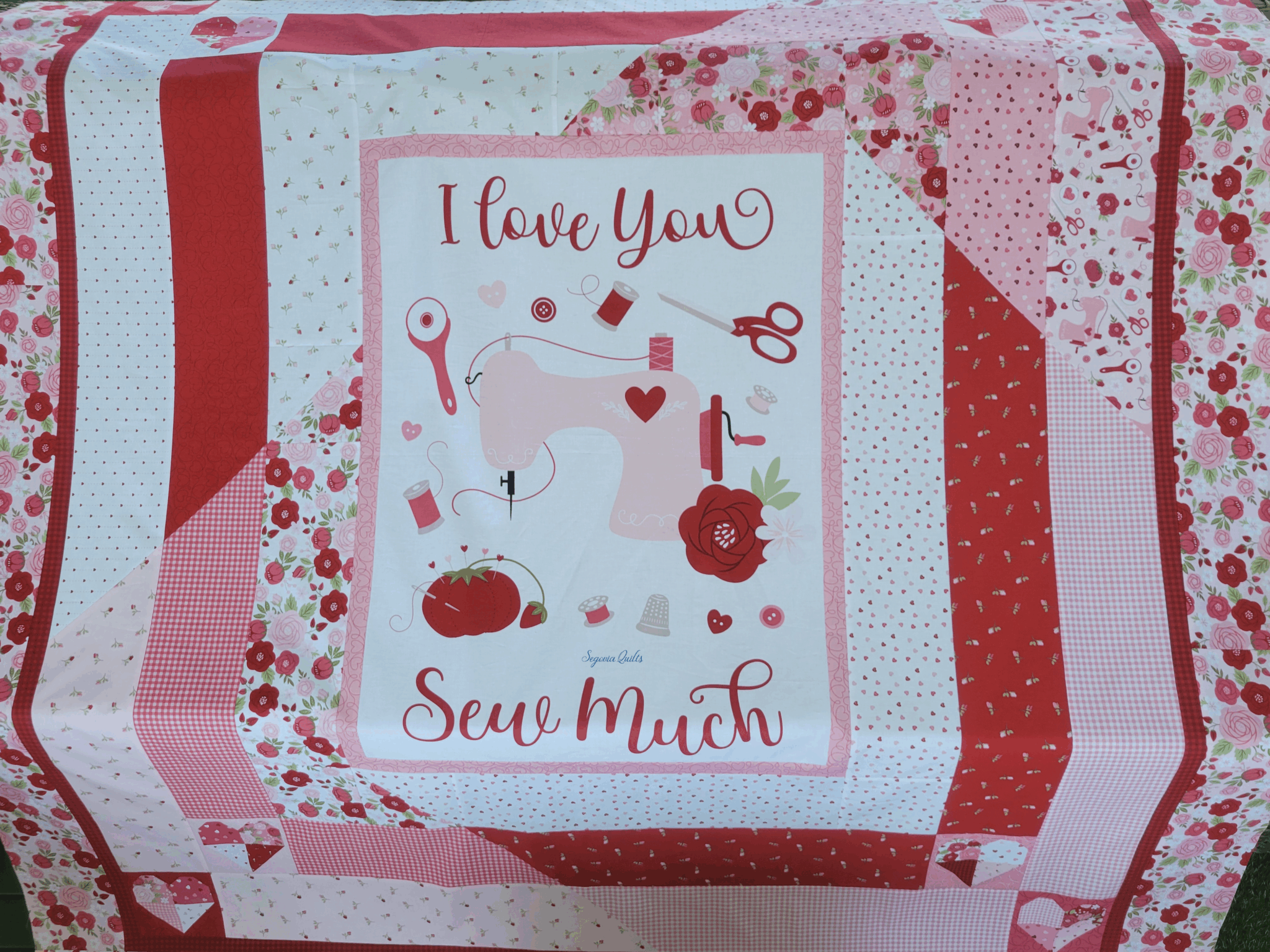 Sew in Love Panel Quilt