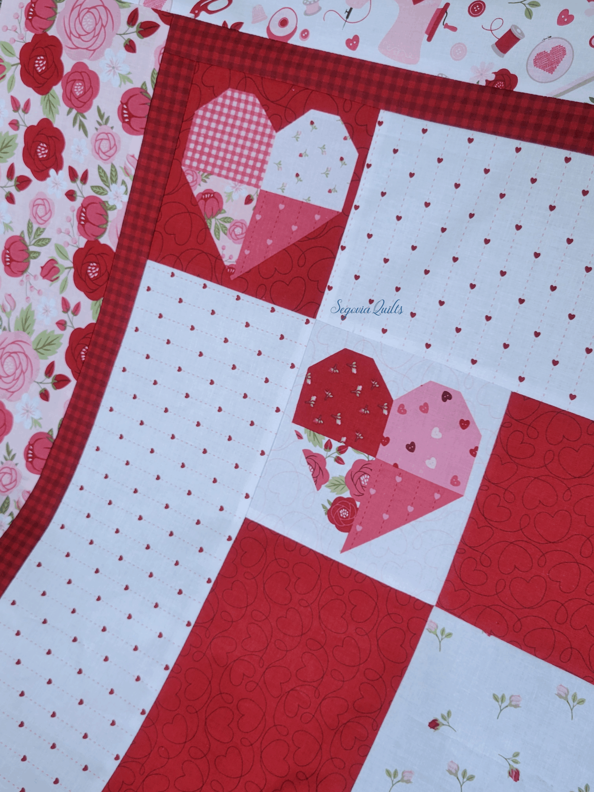 Sew in Love Panel Quilt