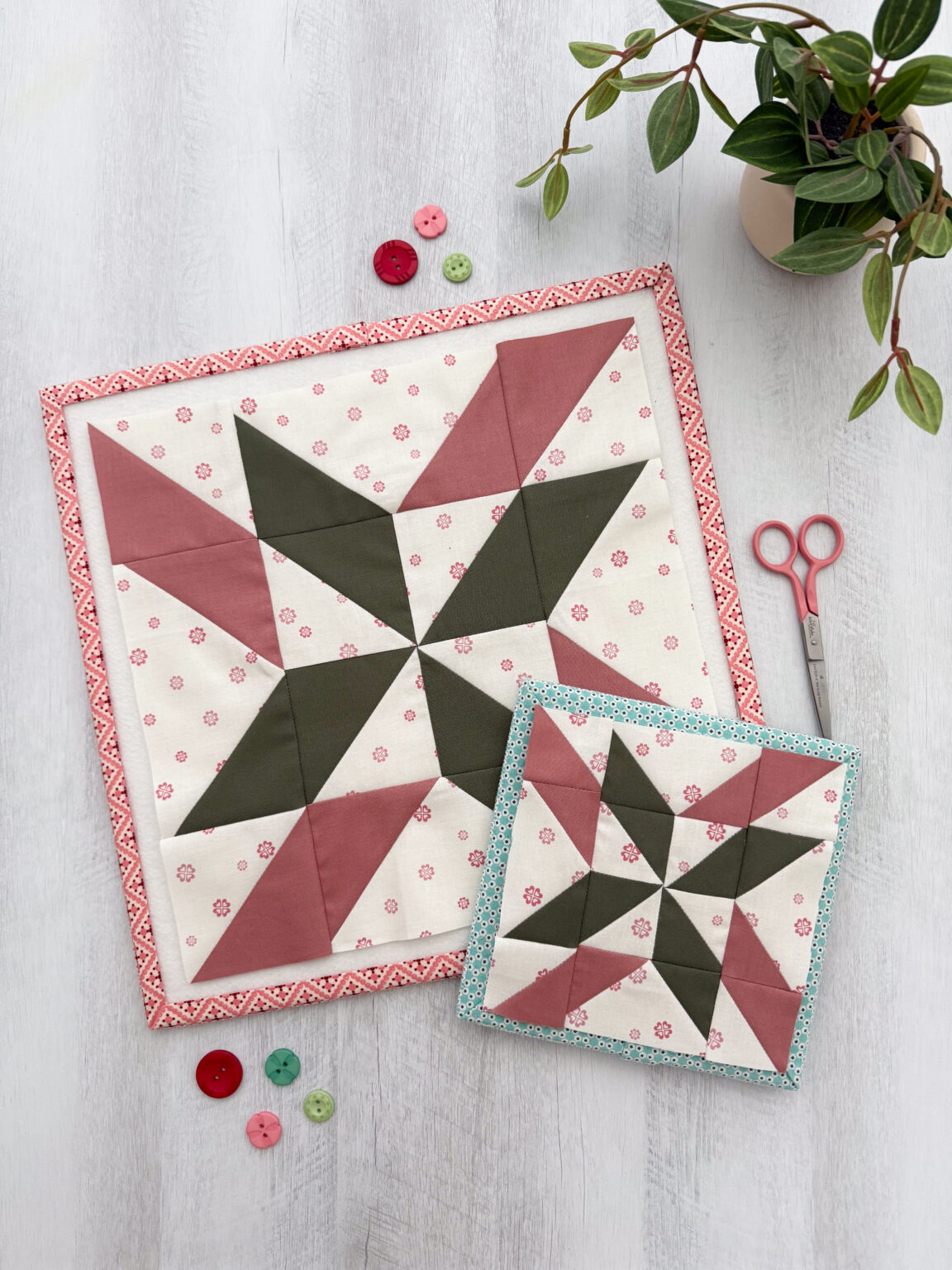 Strength in Every Stitch - Blocks 1 & 2