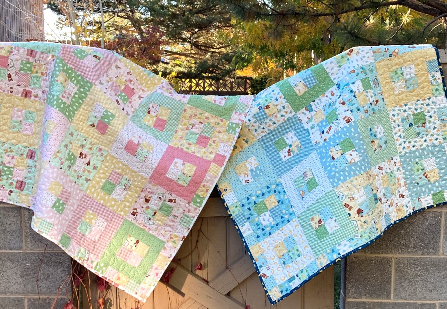 Snuggly Squares Quilts with Free PDF Pattern!