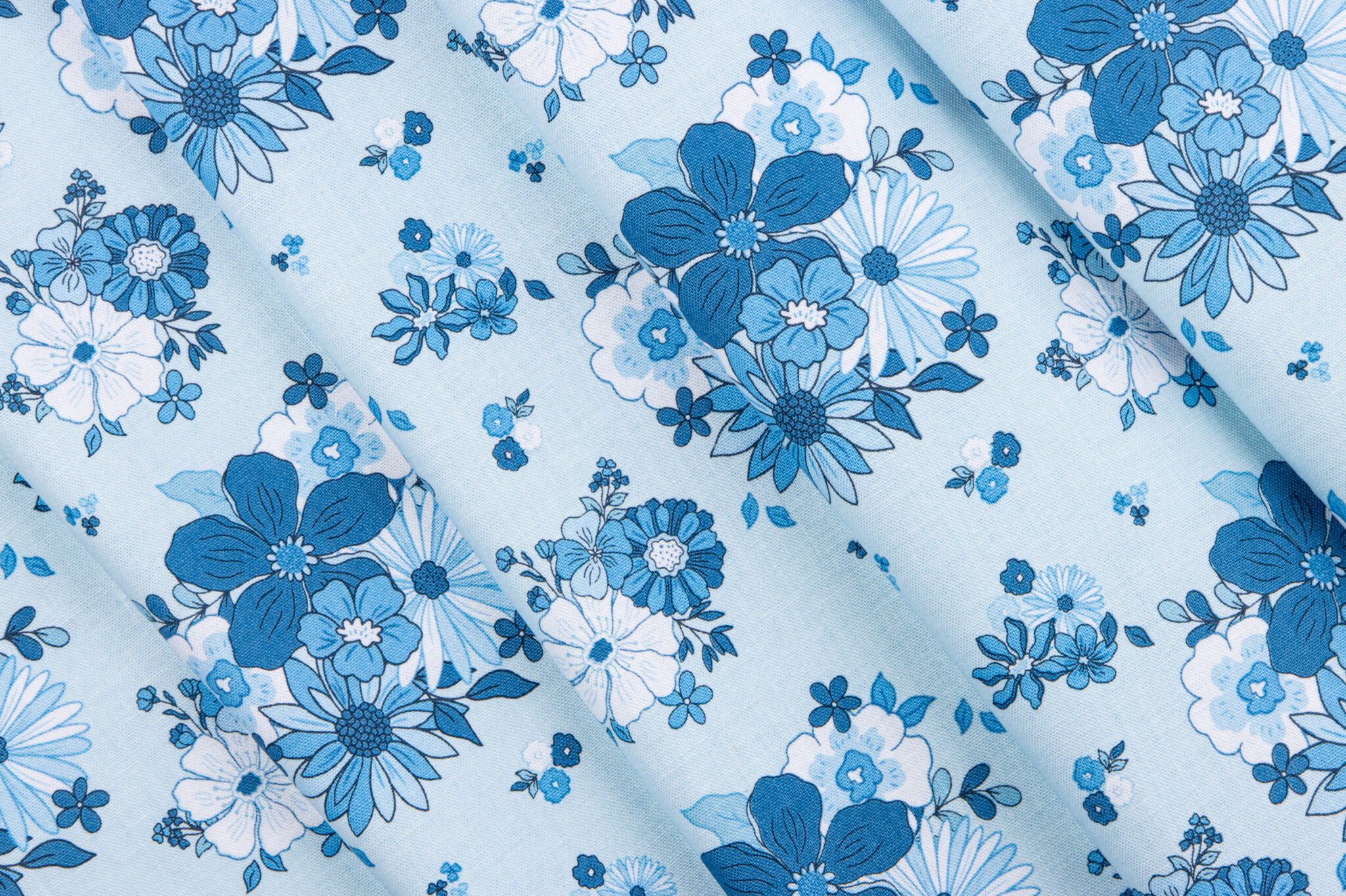 Blue Blooms and Threads by Christopher Thompson