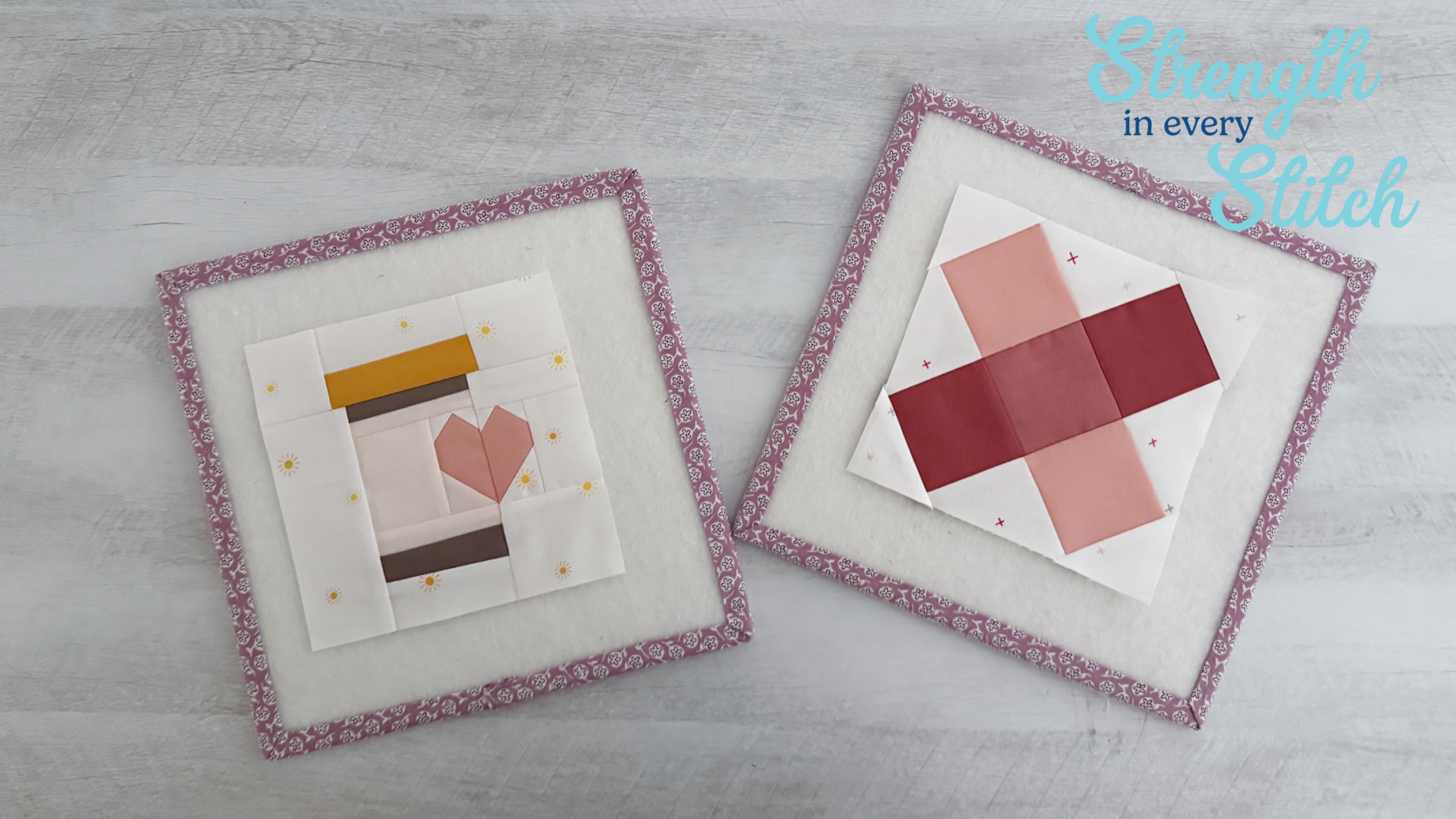 Strength in Every Stitch – Blocks 13 & 14