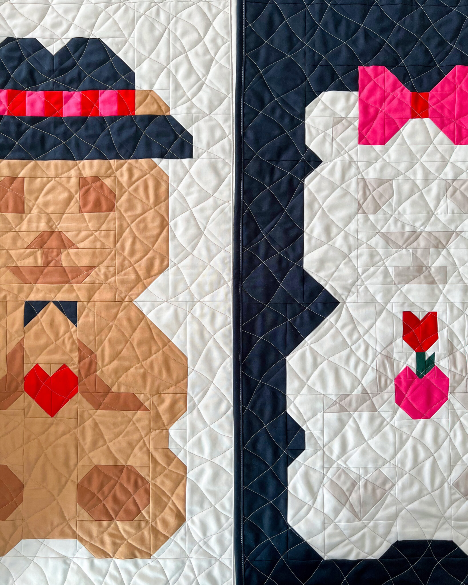 Make It Modern: January Pals - Mr Beary Valentine & Miss Beary Rosey
