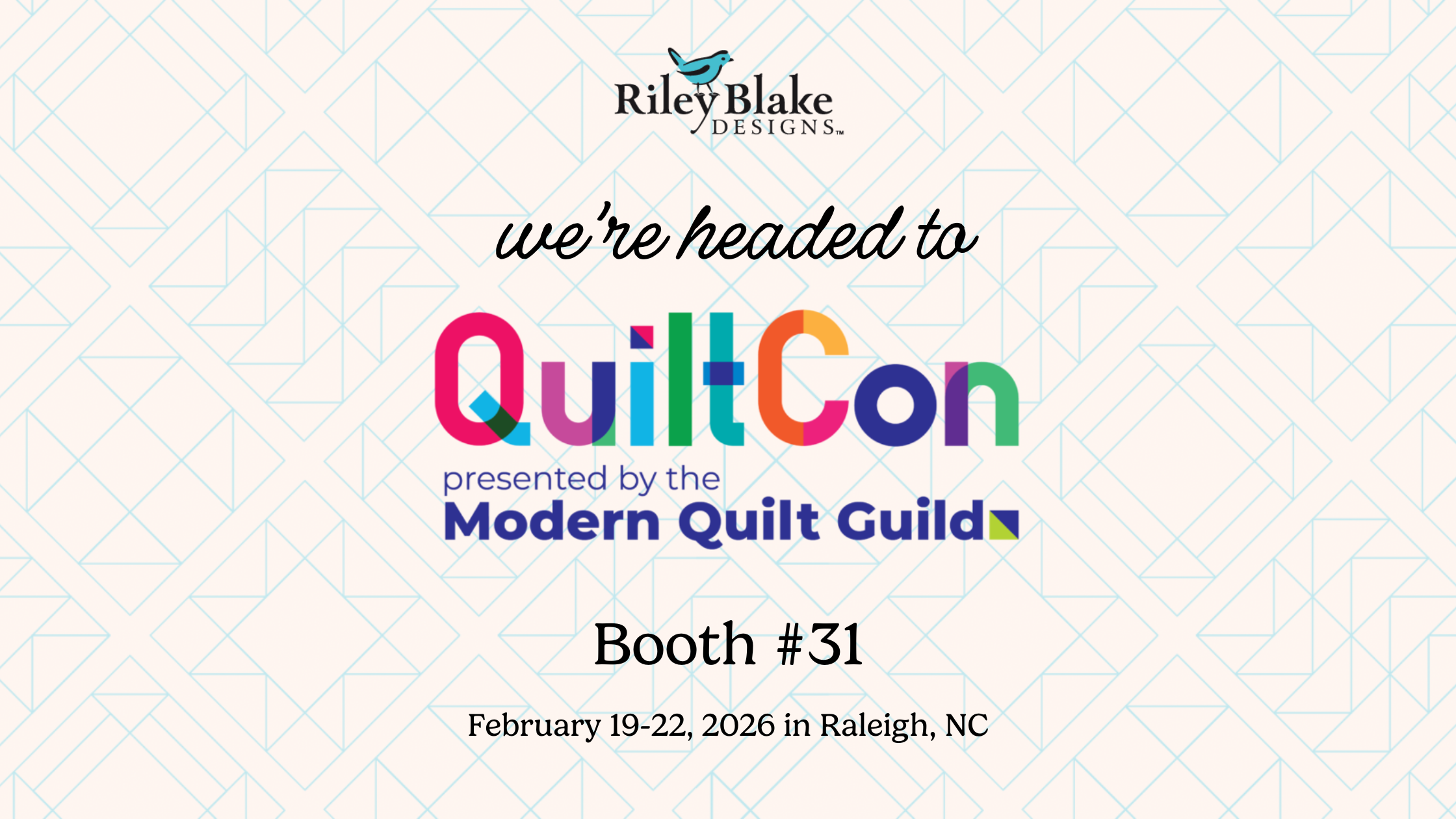 QuiltCon 2026 - Here we Come!