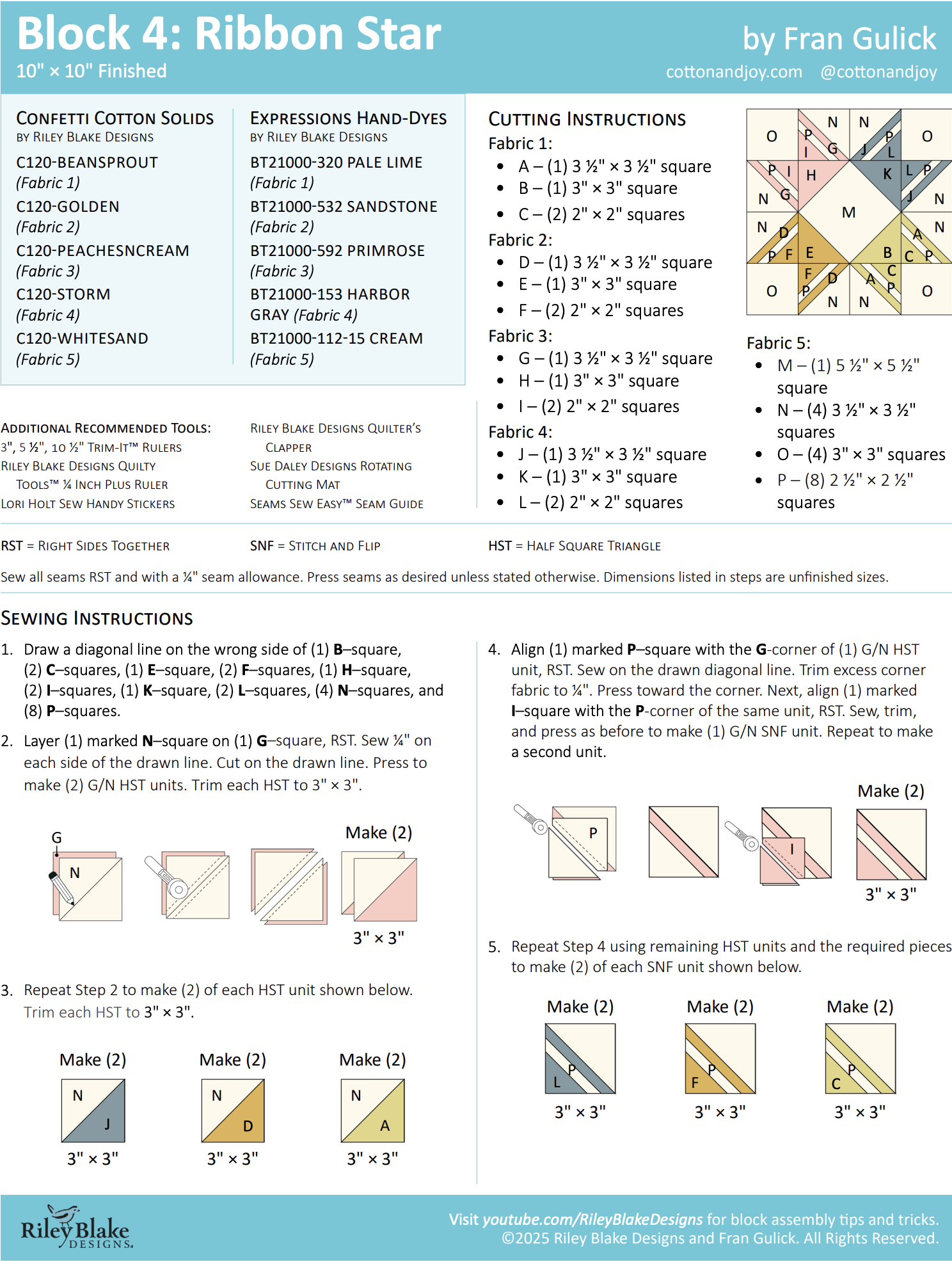 2026 RBD Block Challenge – Block 4 by Fran Gulick
