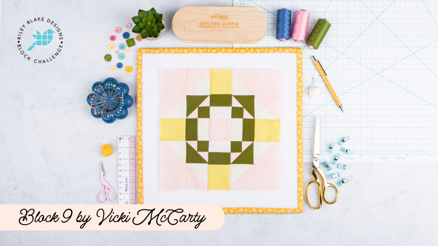2026 RBD Block Challenge – Block 9 by Vicki McCarty